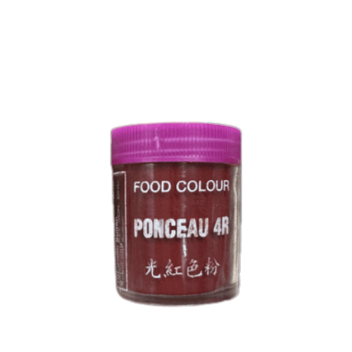 胭脂红色粉 (Ponceau 4R Food Colour Powder / Serbuk Pewarna Makanan Ponceau ...